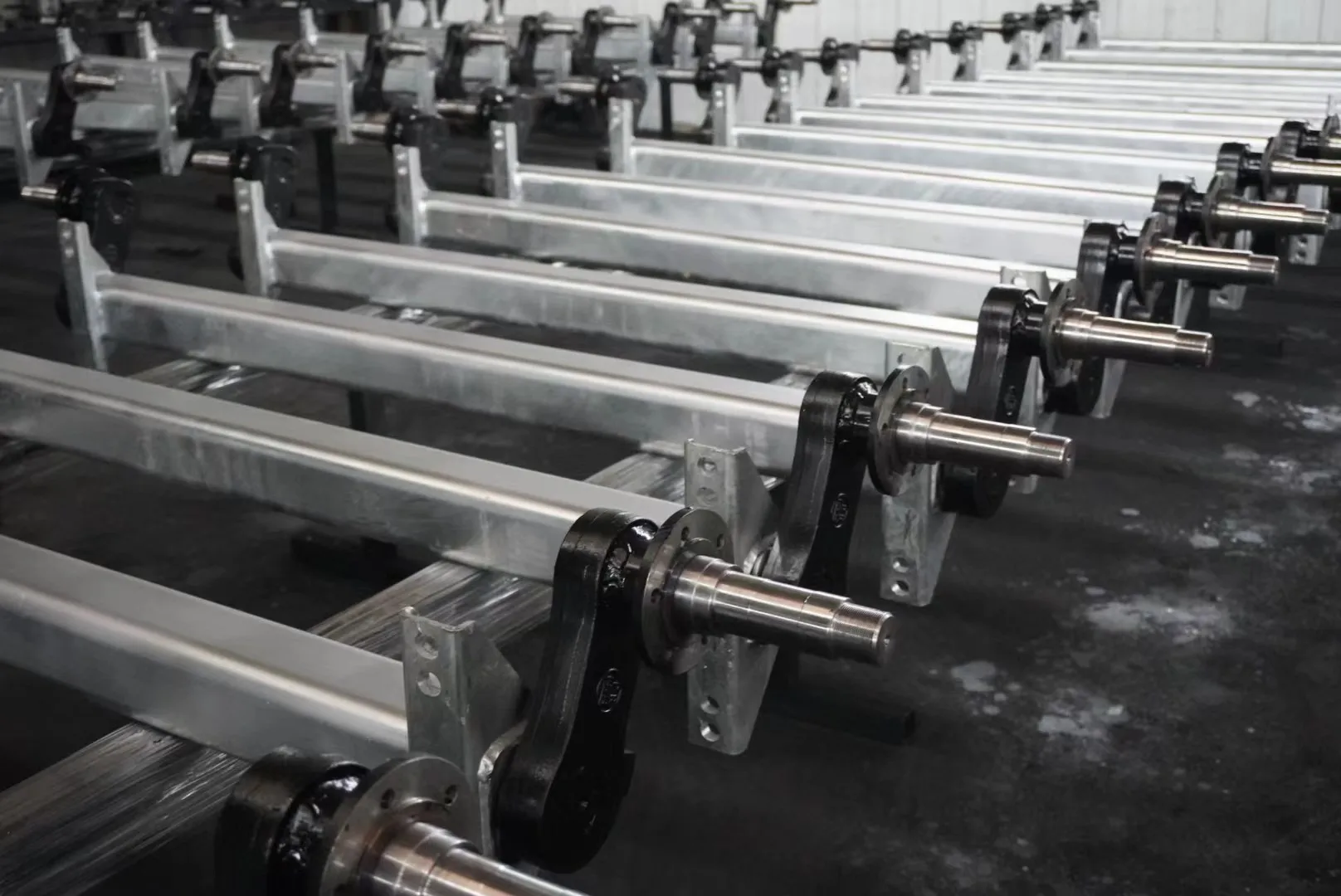Heavy Duty Series Trailer Axle Tandem Bogie for Semi Trailer FDX24F10.0 ...