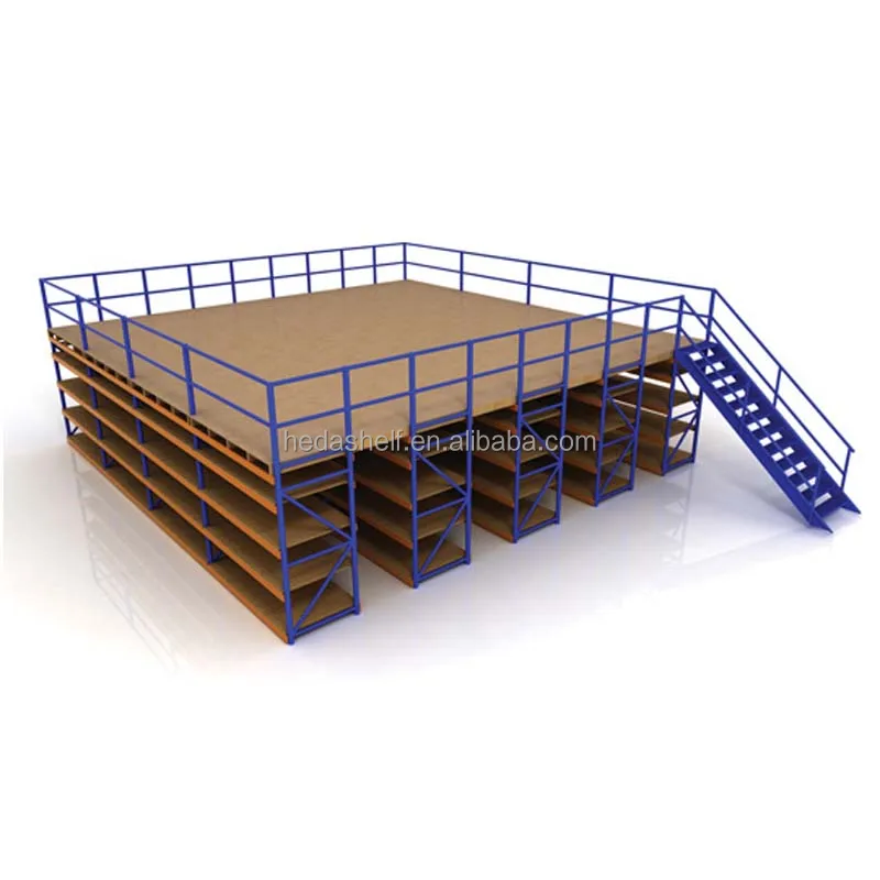 Pallet Rack Supported Mezzanine Racking System for Warehouses