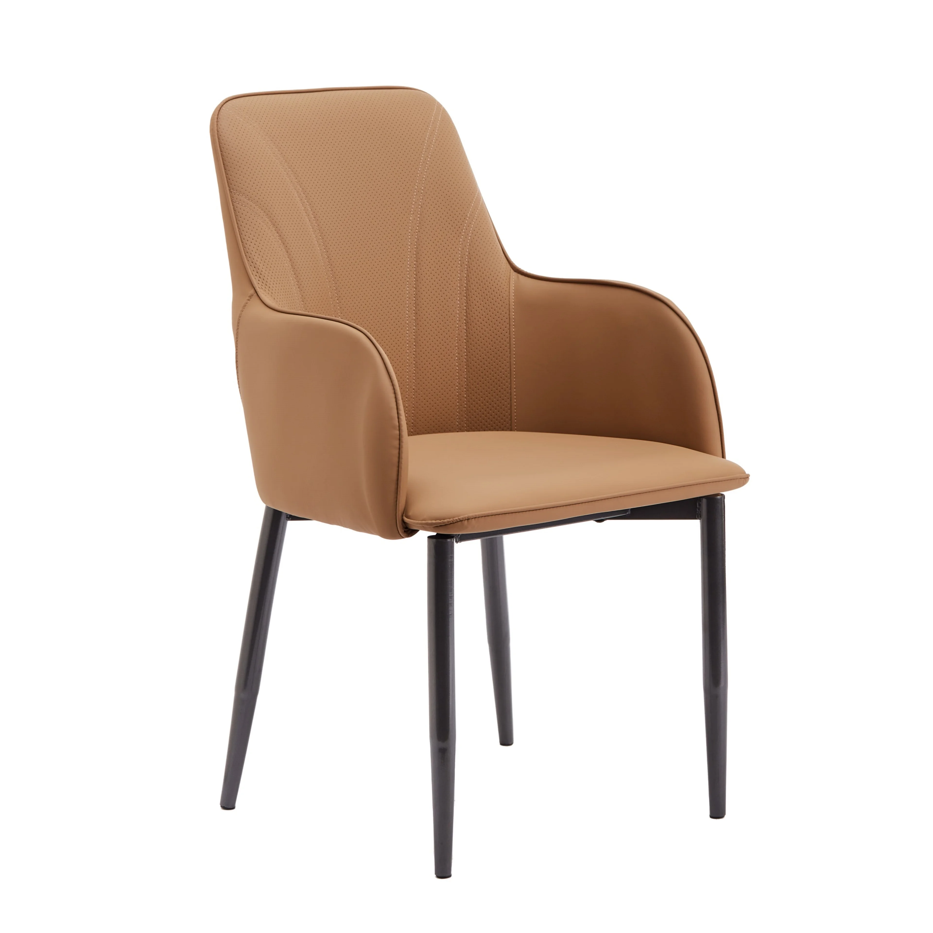 Italian Modern Minimalist Cream Upholstered Backrest Chair for Home ...