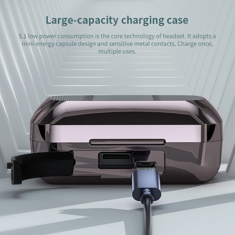 2023 Trending Products Small Demon M23 Tws Mini Earbuds With Power Bank ...