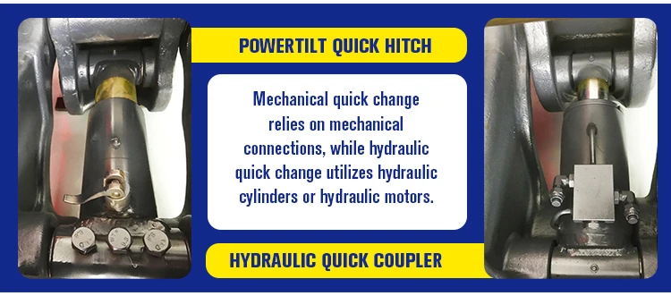 HOMIE Hydraulic Quick Coupler Excavator Hydraulic Quick Hitch for 9-16 ...