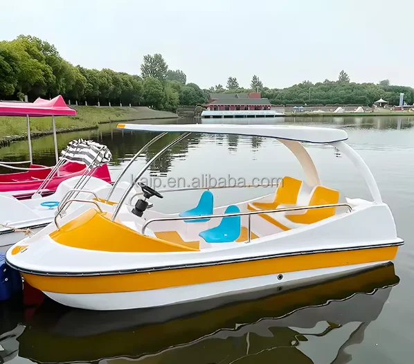 Summer Amusement Water Park Fiberglass Boat Play Rides Equipment Luxury ...