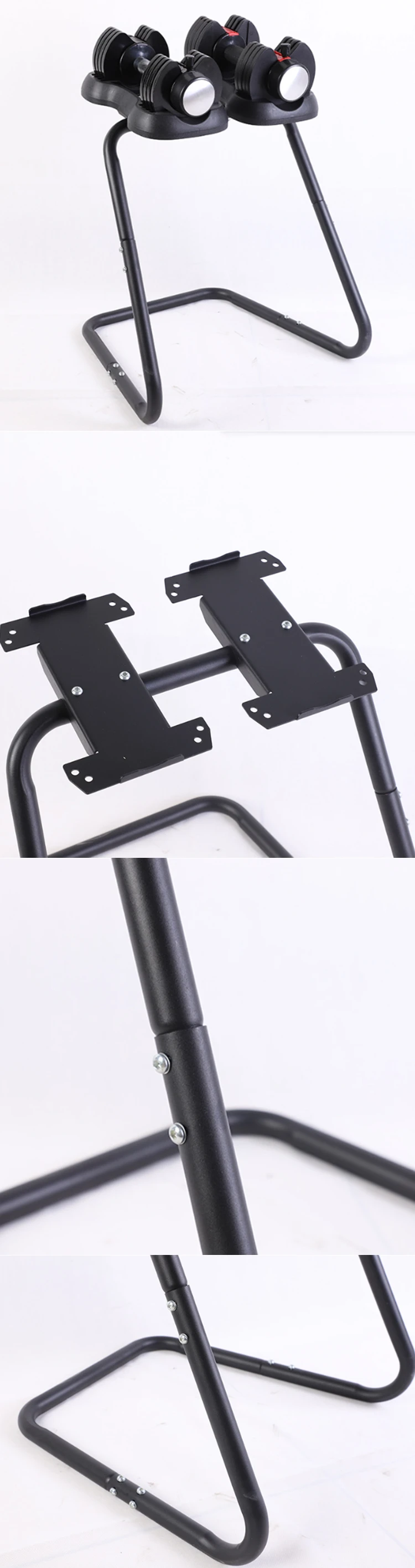 Wellshow Sport Adjustable Dumbbell Stand Home-gym Heavy Duty Dumbell ...