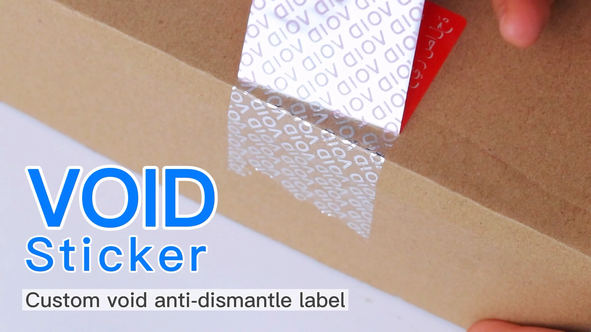 Customized Holographic Hologram Sticker Roll/warranty Void If Removed ...