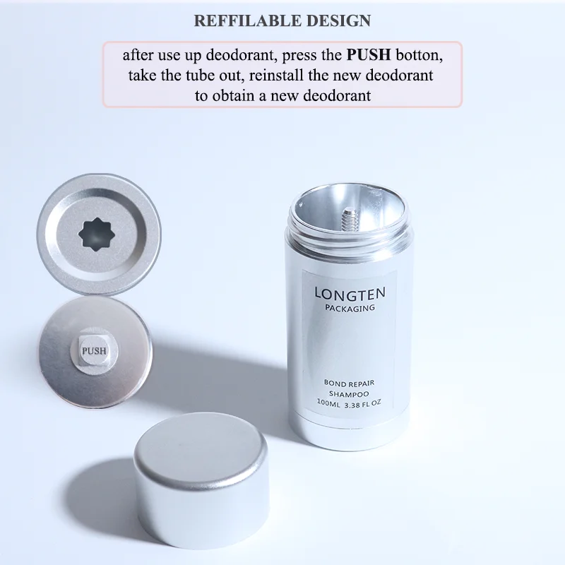 Eco Deodorant Stick Container Refill - 50g Aluminum