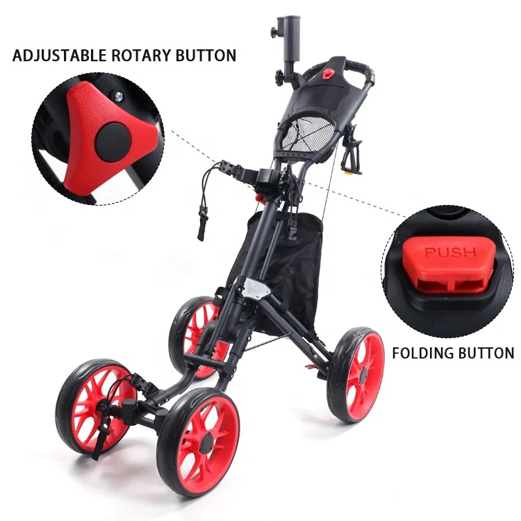 Cart Foot Brake - Durable Golf Trolleys with Easy Assembly