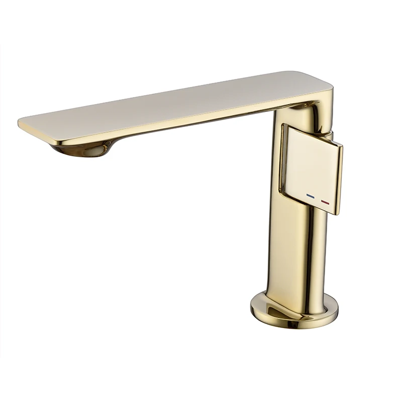 Water Tap Push Button Fashion Unique Moon Bend Black Bath Taps Mixer ...