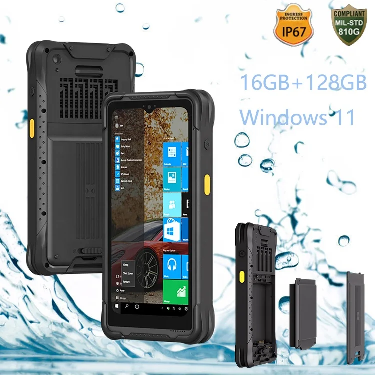 Genzo A605 Android 12 Gms Dual 5g Pda Ip67 Waterproof Android Industrial Rugged Pda Barcode ...