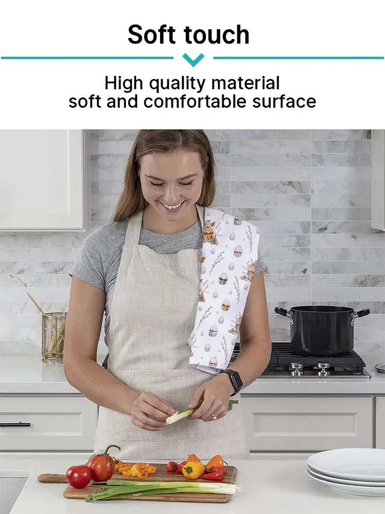 Wholesale Custom Reactive Digital Printing 100% Cotton Kitchen Tea ...