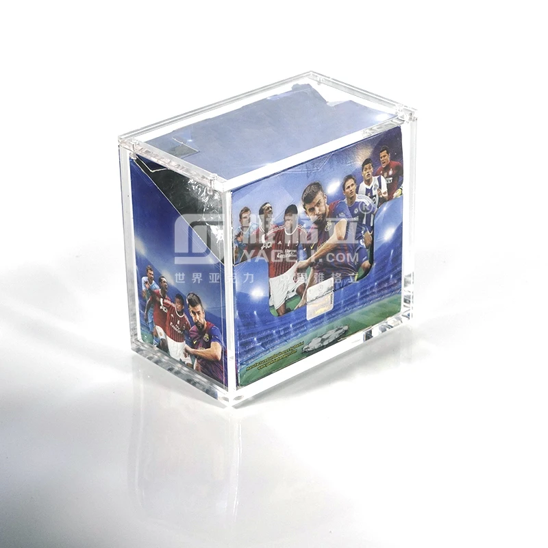 Factory Custom Tcg Booster Display case clear Acrylic Rectangle Display ...