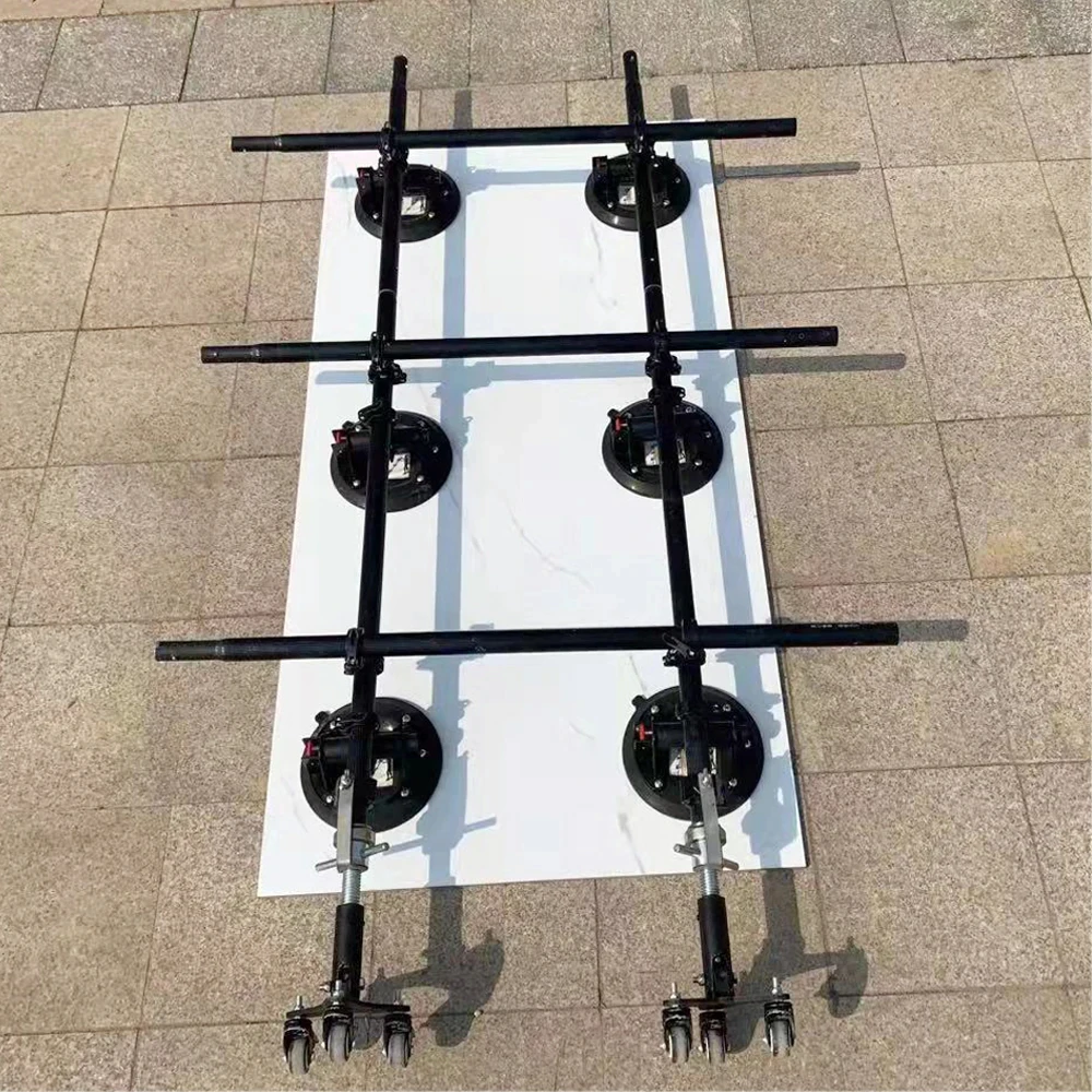 Large Format Tile Carry System With 8 Inch Vacuum Suction Cups Cross ...