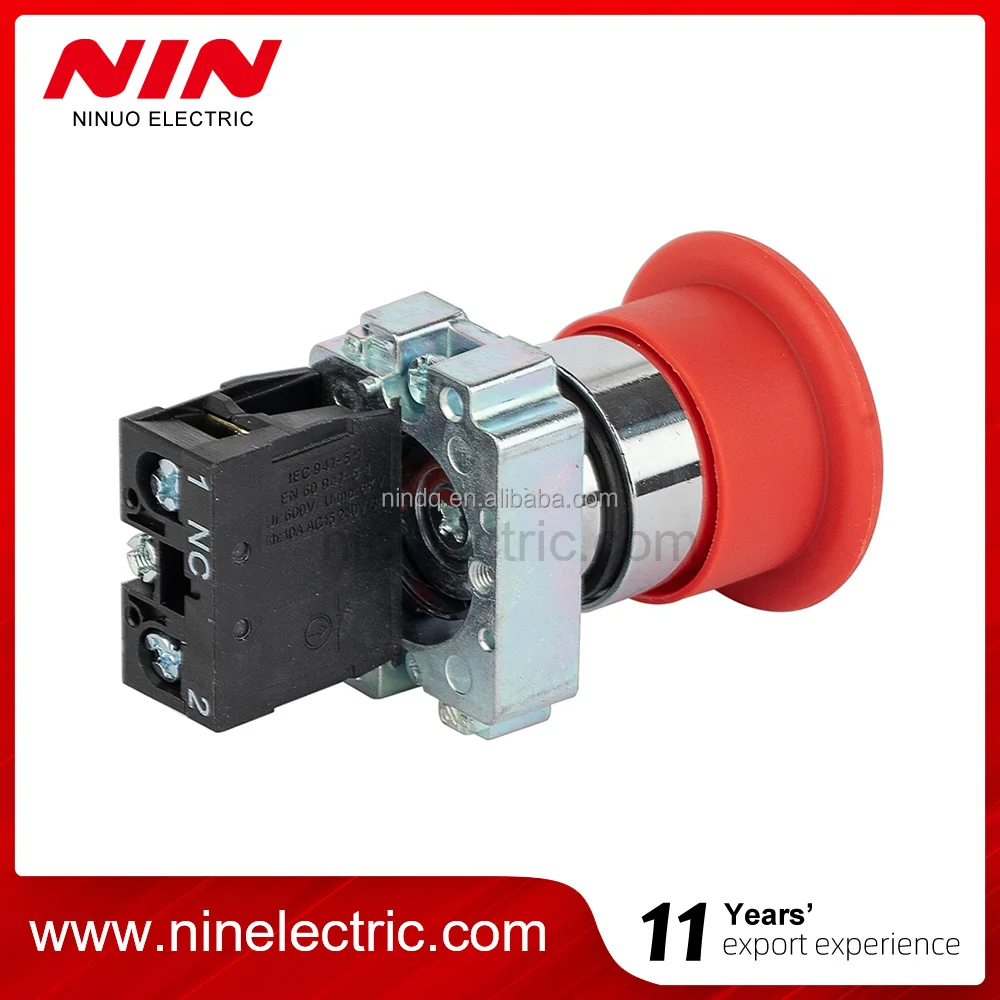 Xb2 Series 22mm Emergency Stop Self-locking Mushroom Switch Emergency ...
