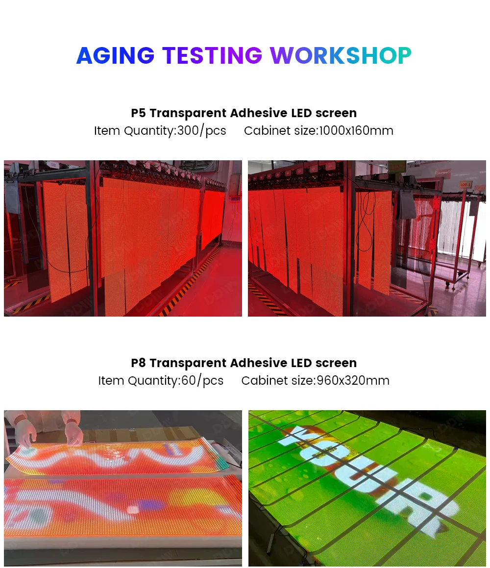 Transparent LED Screens - Easy Installation & Brightness