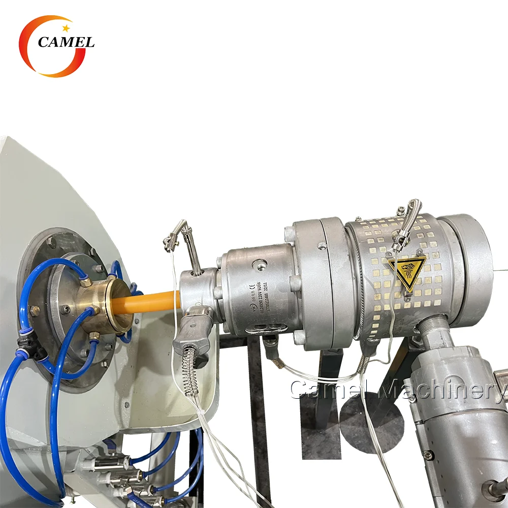 Orange PE Electrical Sheath Hose Extrusion Line/PE Electric Conduit ...