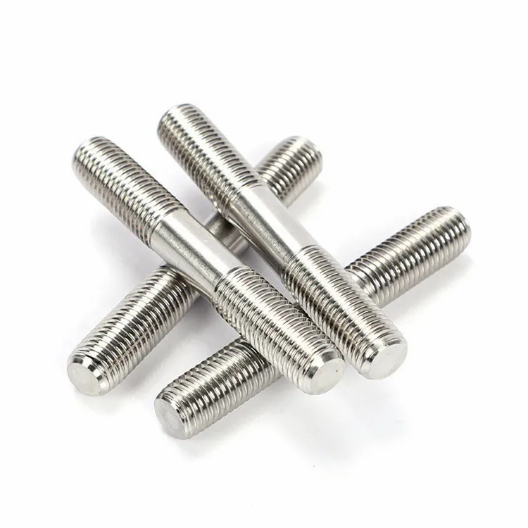 Fastener Double End Studs Threaded Rod Stud Bolt Threaded Bar Hdg Black ...