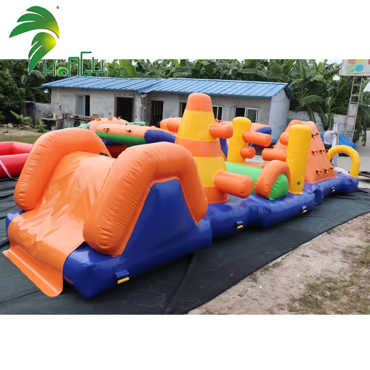Swimming Pool Inflatable Games Floating Obstacle Course Inflatable ...