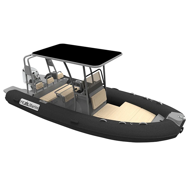 Best-Selling RHIB 560 Double Deep V Aluminum Hull RIB Inflatable Boat ...