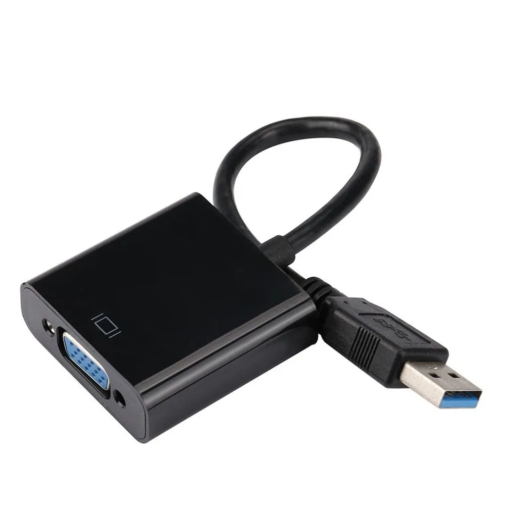 USB to VGA Adapter Cable - 1080P Video Signal Transmission