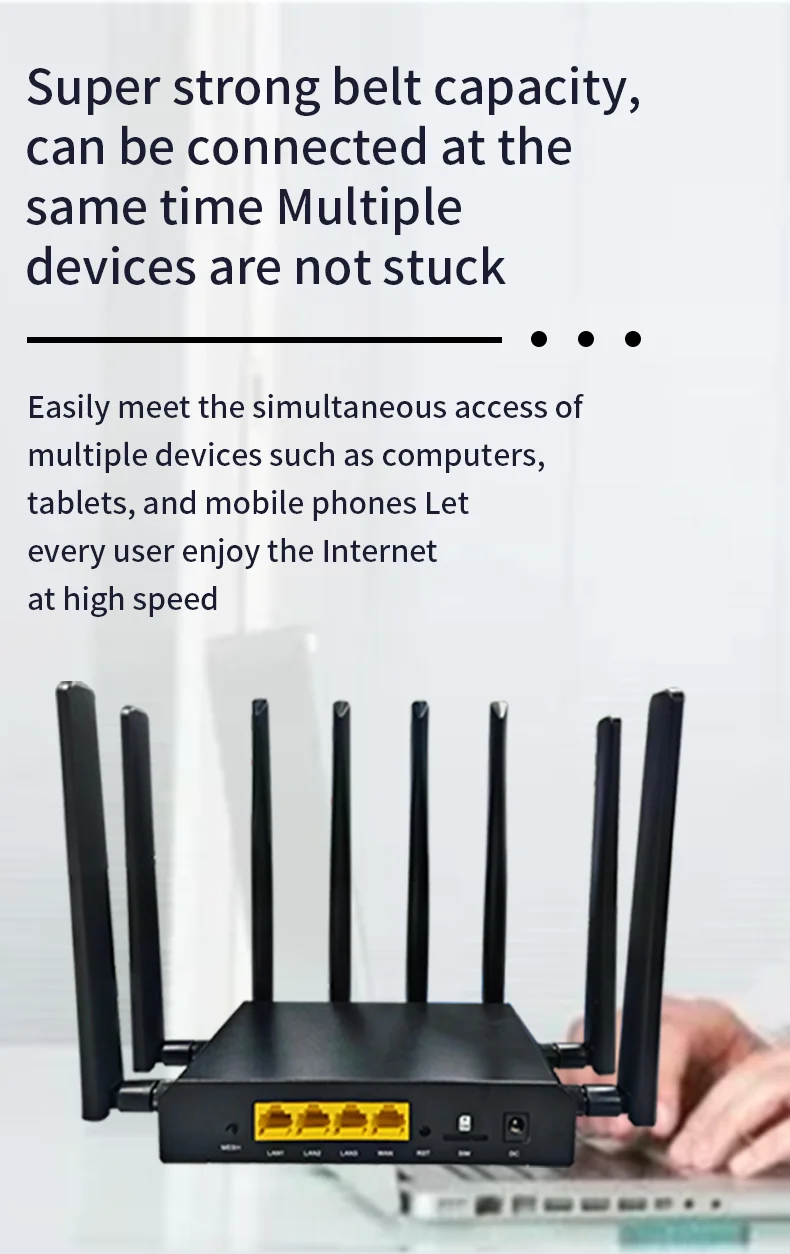 Industrial Ax3000 5g Cpe Router Rm520n-gl Eight Antennas Stronger ...