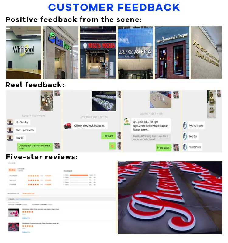 3d Embossing Outdoor Signboard Logo Signage Stainless Steel Acrylic ...