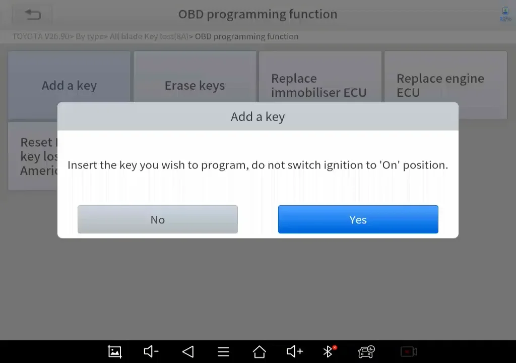 XTOOL M822 Adapter Key Programmer for Toyota 8A/Mercedes-Benz AIl Key ...