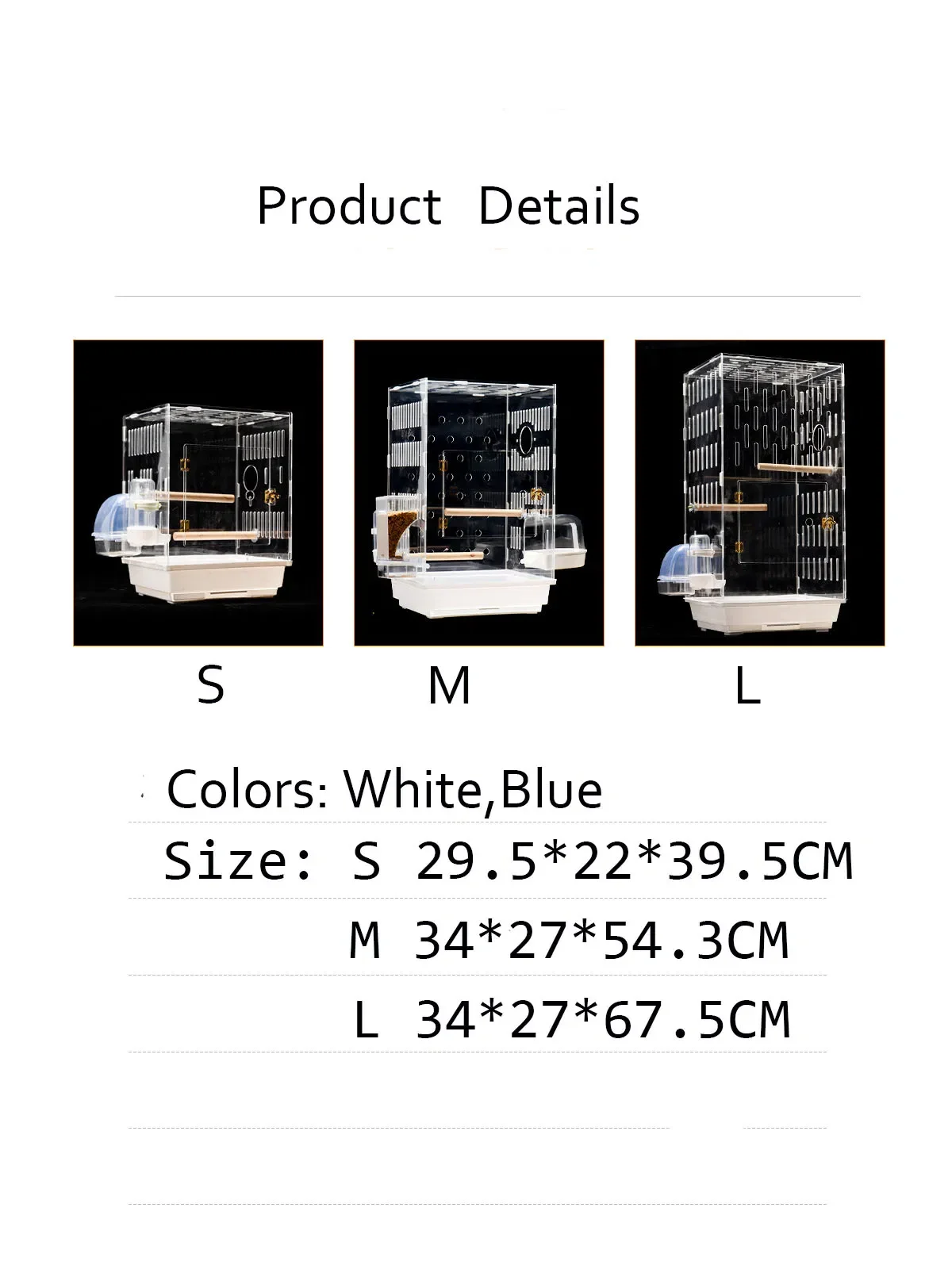 Transparent Panoramic Acrylic Bird Cage| Alibaba.com