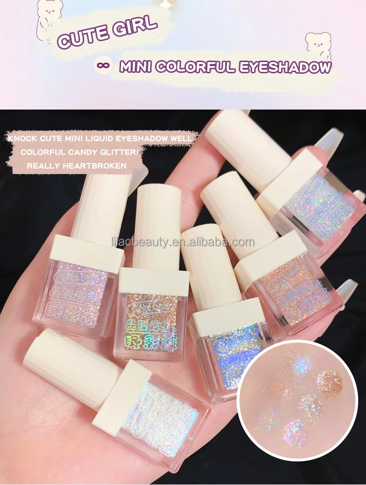 Gege Bear Eye Shadow - Dazzling, Waterproof, and Long-lasting