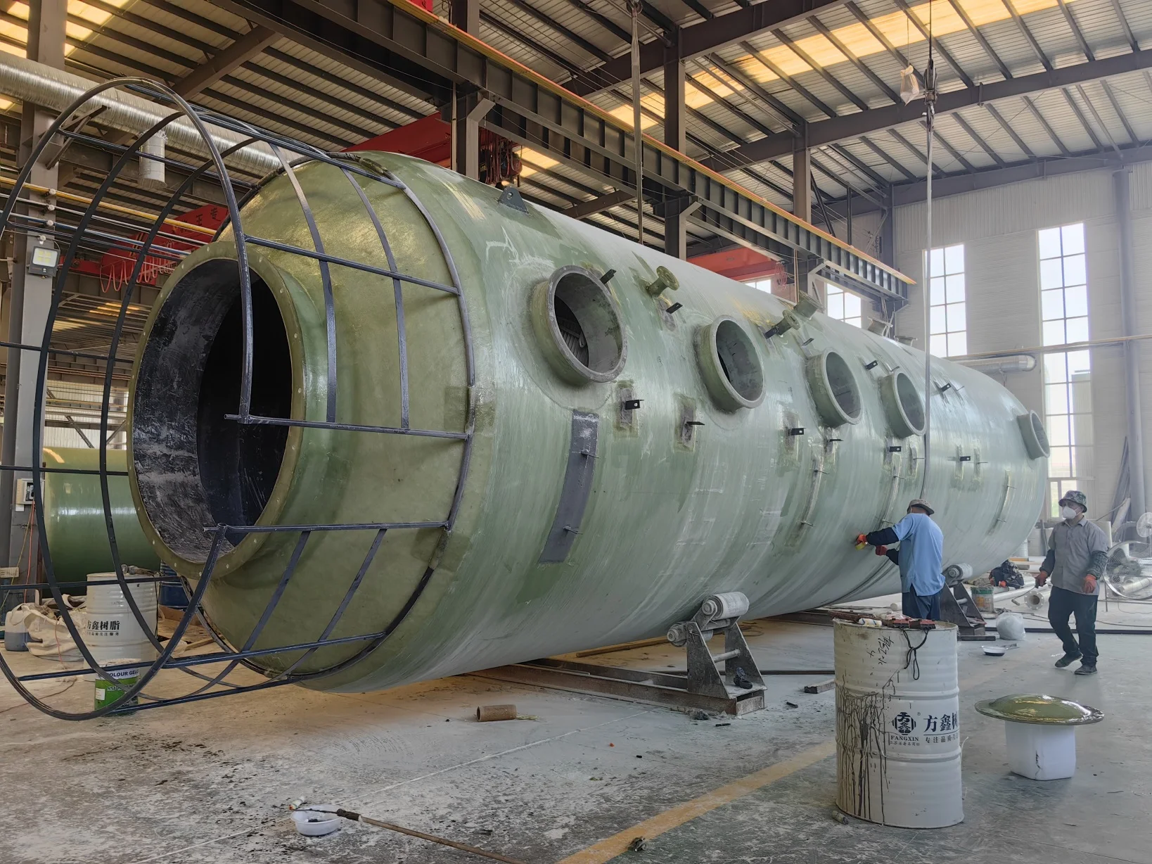 Industrial Gas Scrubber Wet Dust Collector Waste Gas Adsorption Column ...