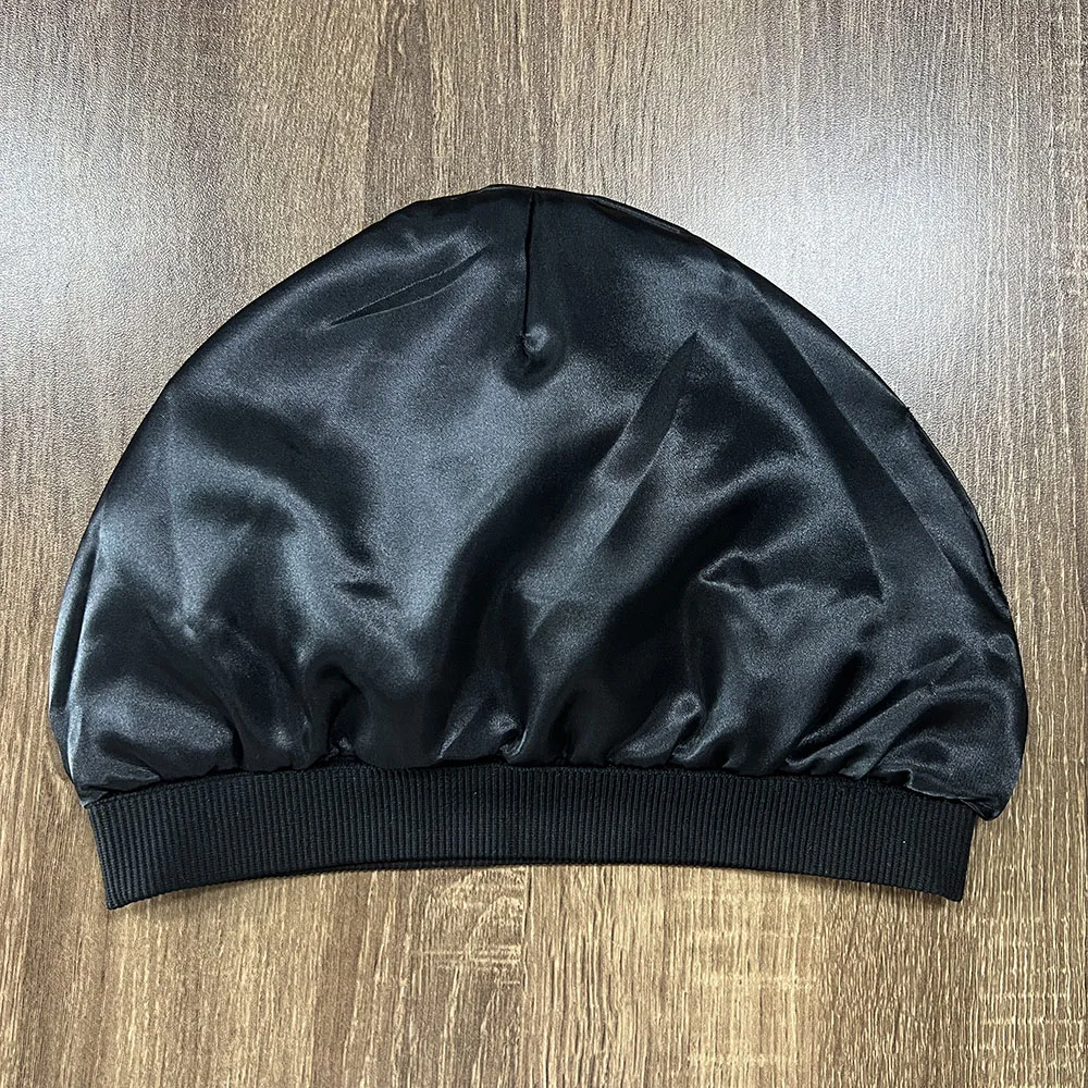 Custom Logo Satin Lined Beanie Printing Logo Cycling Skull Cap ...