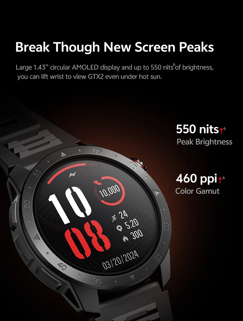 Starmax GTX2 Sport Watch - Smart GPS Outdoor Health Monitor