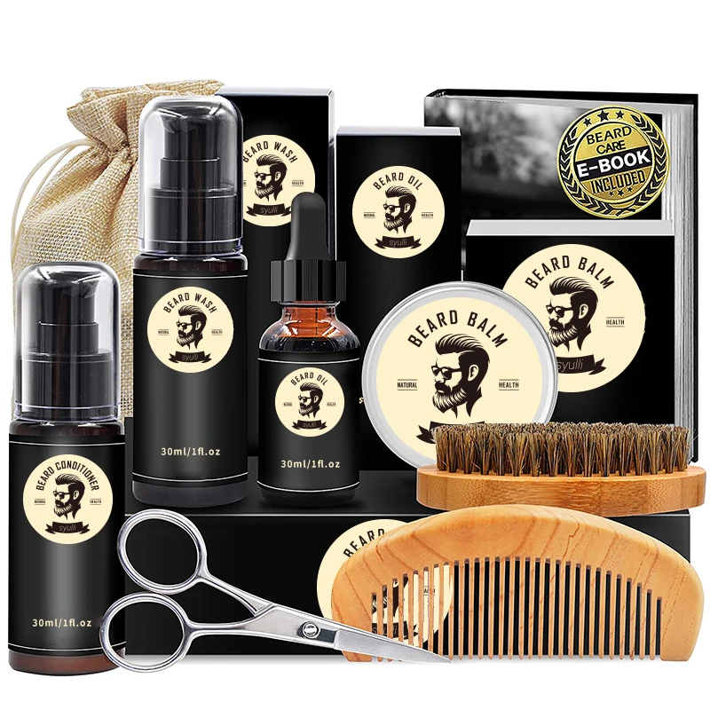 Beard Care Balm Comb Kit - Moisturizing & Anti-bacterial