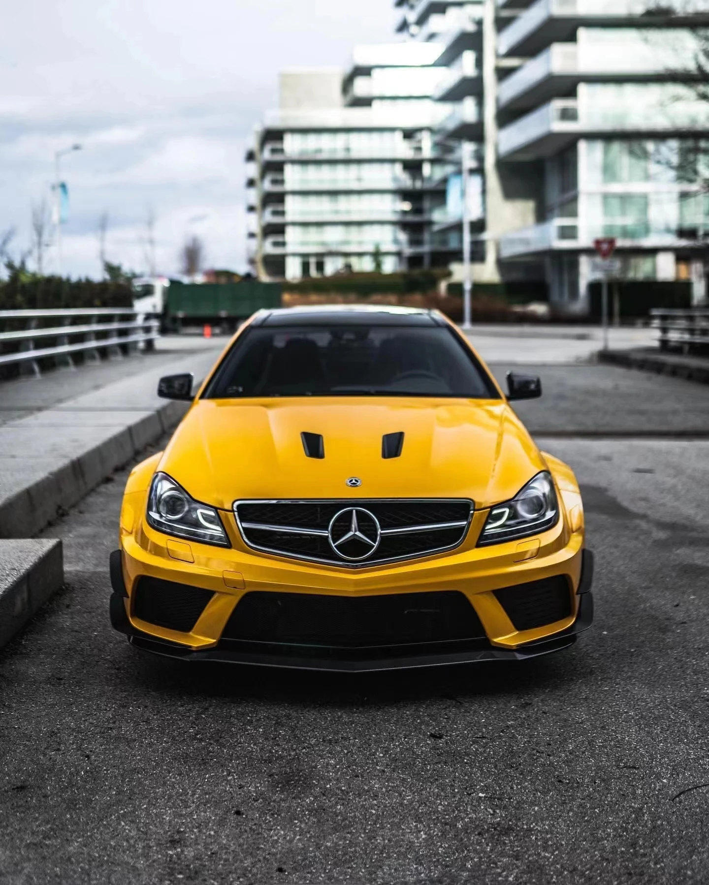 Original Paint Color Change To Yellow Car Wrap Vinyl Air Bubble Free ...