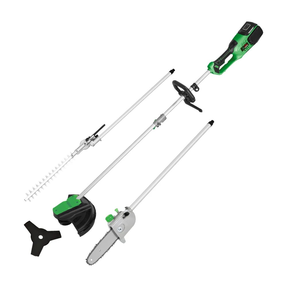 Powertec 20v Cordless Pole Multi-function Tool Cutting Trimmer Cordless ...