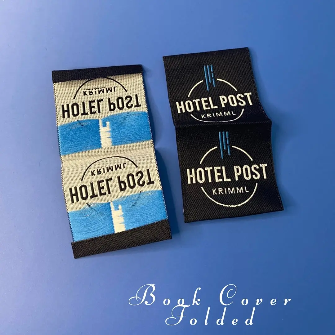 High Density Brand Logo Custom Garment Textile Size Woven Labels Tags ...