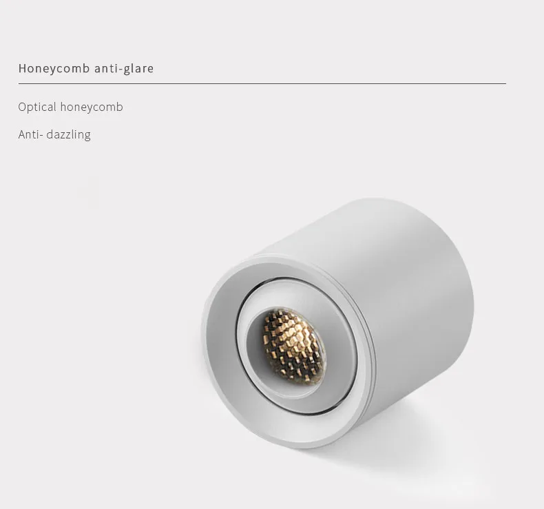 High Quality Surface Mounted LED Ceiling Downlight RA>97 Anti-glare ...