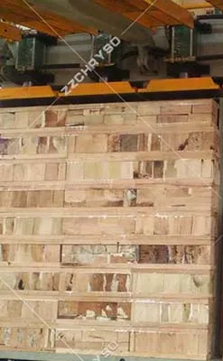 Hydraulic Rotary Composer Wood Clamp Carrier Press Machine