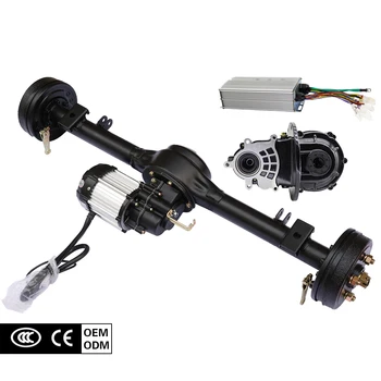 48v/60v 500w 800w 1000w E- Rickshaw Differential Rear Axle Brushless ...