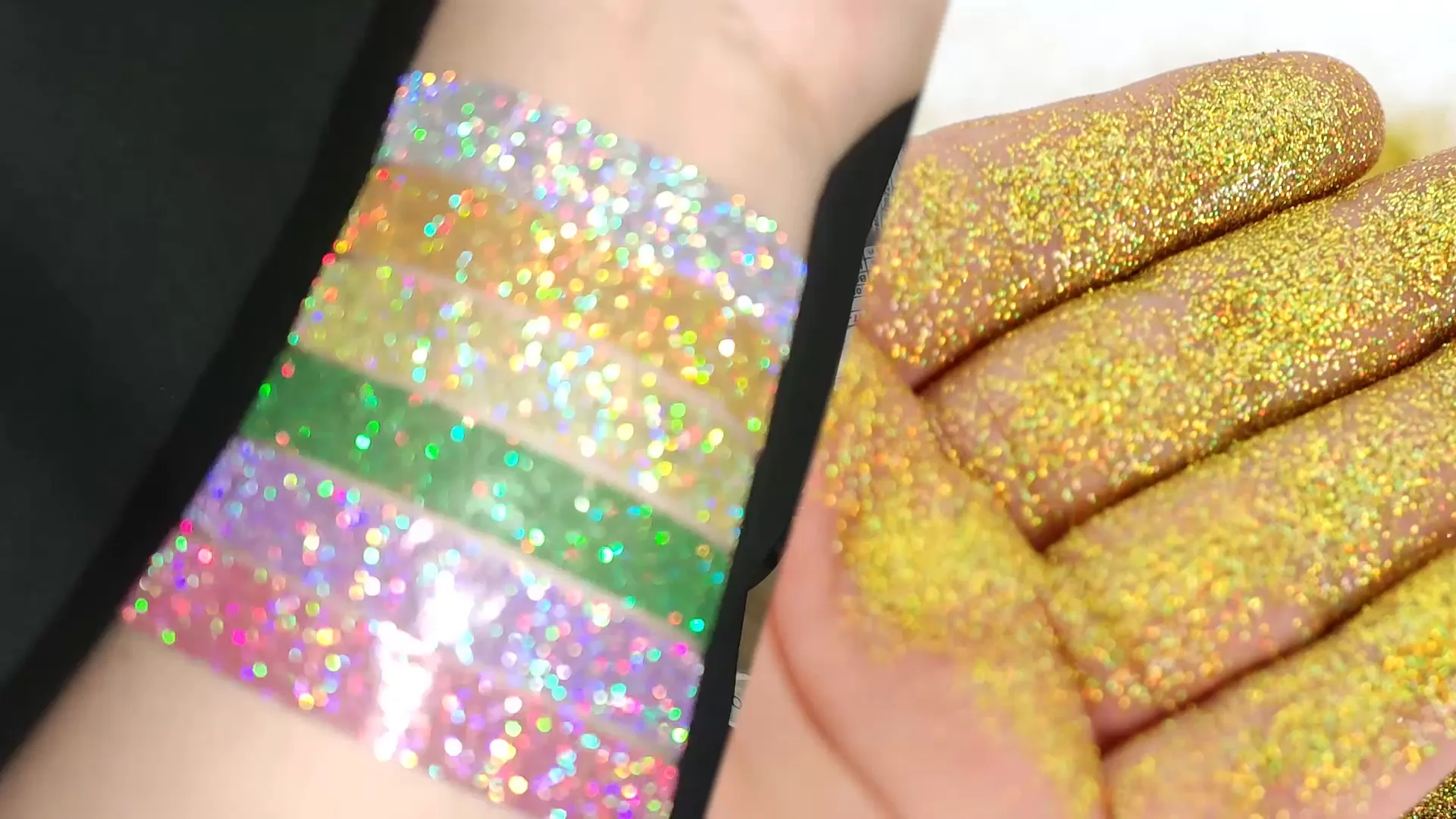 Bulk Holographic Glitter Powder Cosmetic Grade Nail Hair Eye Shadow Lip ...