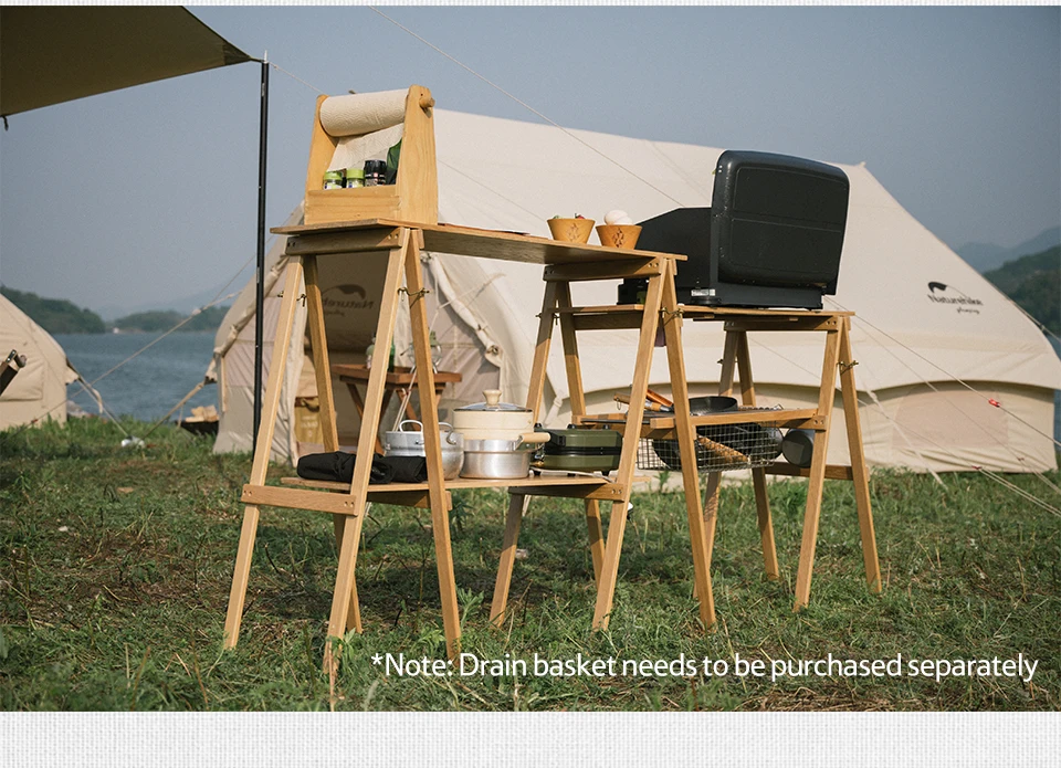 Naturehike Glamping Outdoor Kitchen Kitchenware Tableware Accessories ...