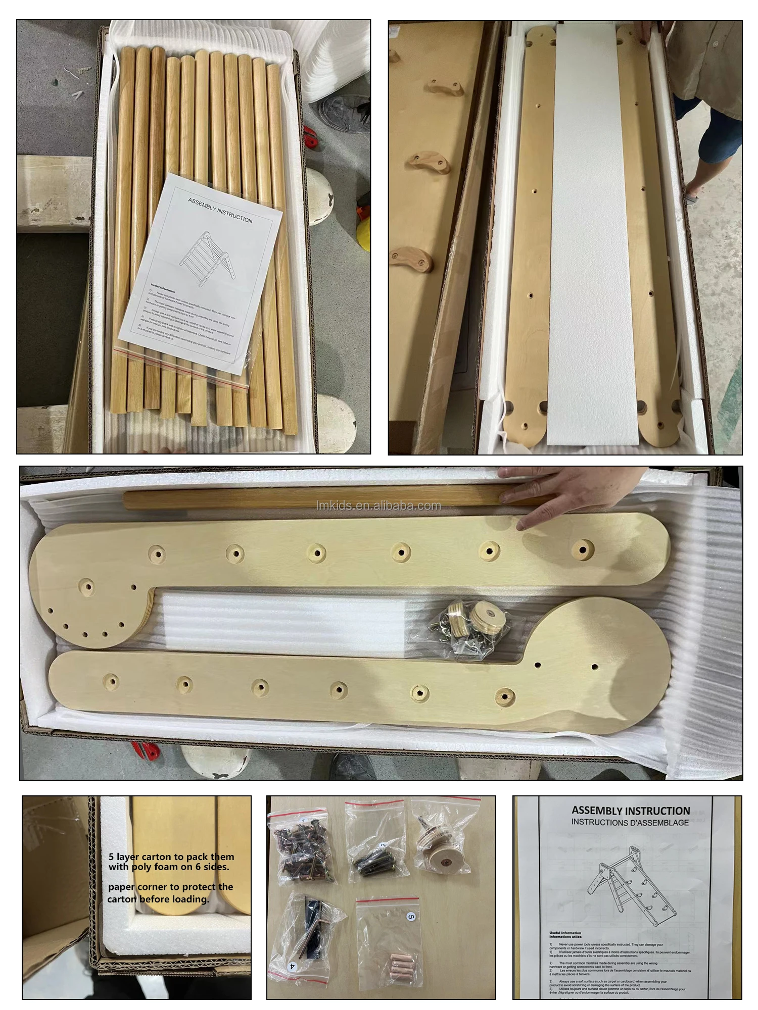 Lm Kids Kletterdreieck Climbing Triangle Kids Climbing Frame Montessori ...