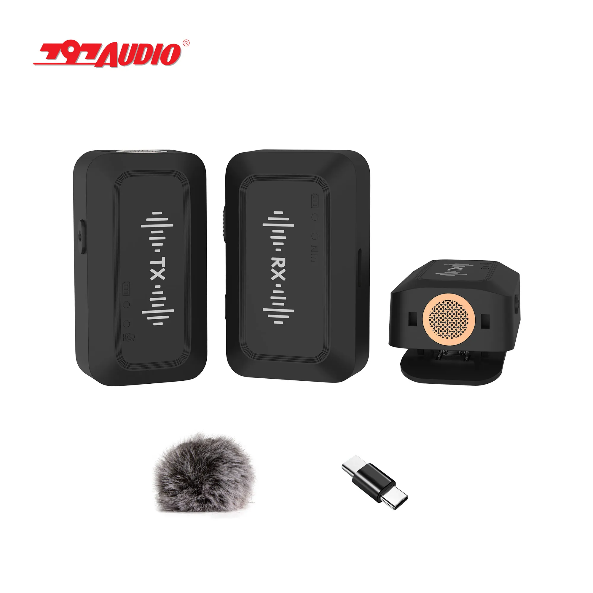 797AUDIO WCR02 Lavaliere Microphone Mini Portable Noise Reduction Video Recording Microphone ...