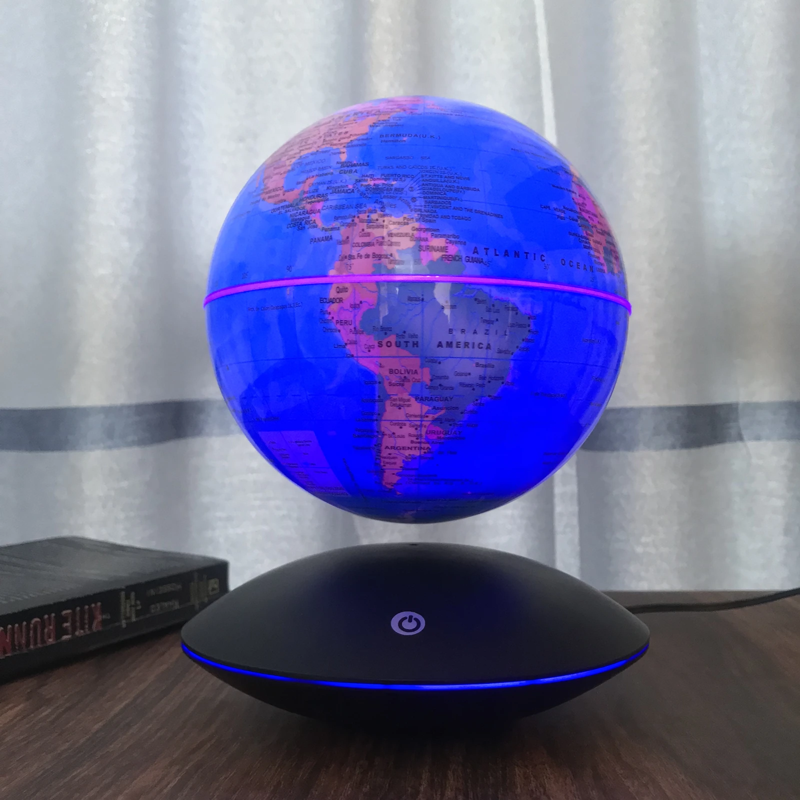 Magnetic Levitating Globe with RGB Lighting & Personalized Gift