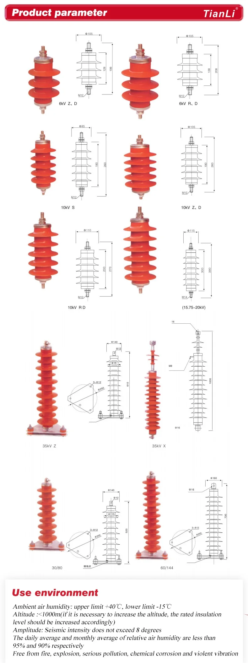 High Voltage Lightning Arrester Sold With Excellent Quality Lightning ...