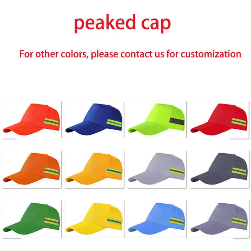 Wholesale Outdoor Reflective Work Hat Baseball Duck Tongue Hat Work ...