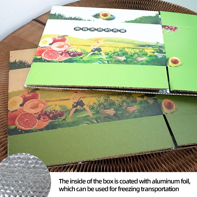 Insulated Food Cooler Packaging Carton Boxes For Transporting Frozen ...