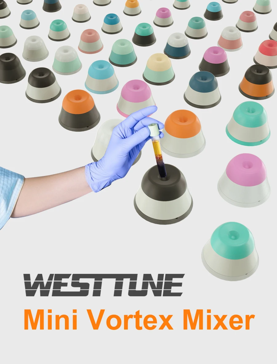 VX-4 3000rpm Smart Mini Tube Shaker - Efficient Liquid Mixing
