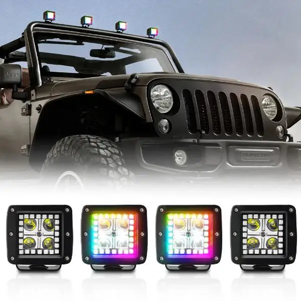 3inch RGB LED Light Bar - Sequential Lighting & IP65 Waterproof