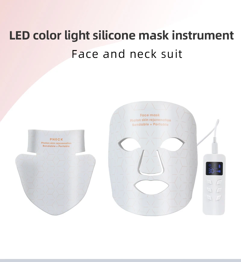 Custom Light Therapy Facial Beauty Device Soft Bendable Led Face Light ...