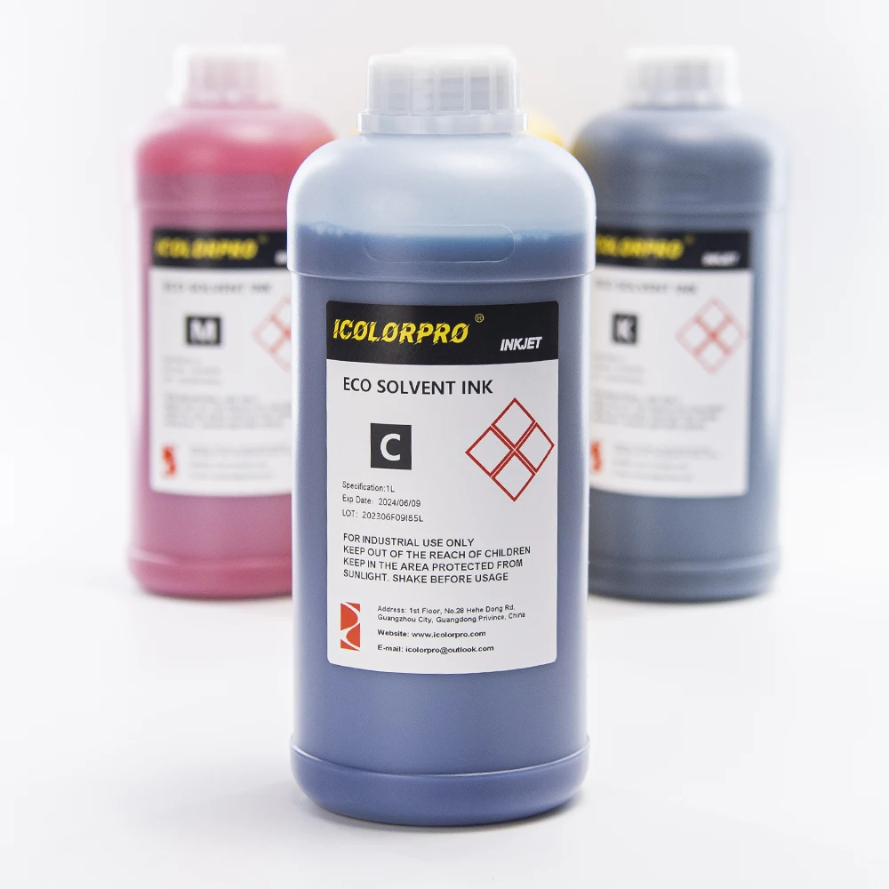 Vivid Color Good Stability Ink Ecosolvent Ink For Eps Print Heads Dx5 ...