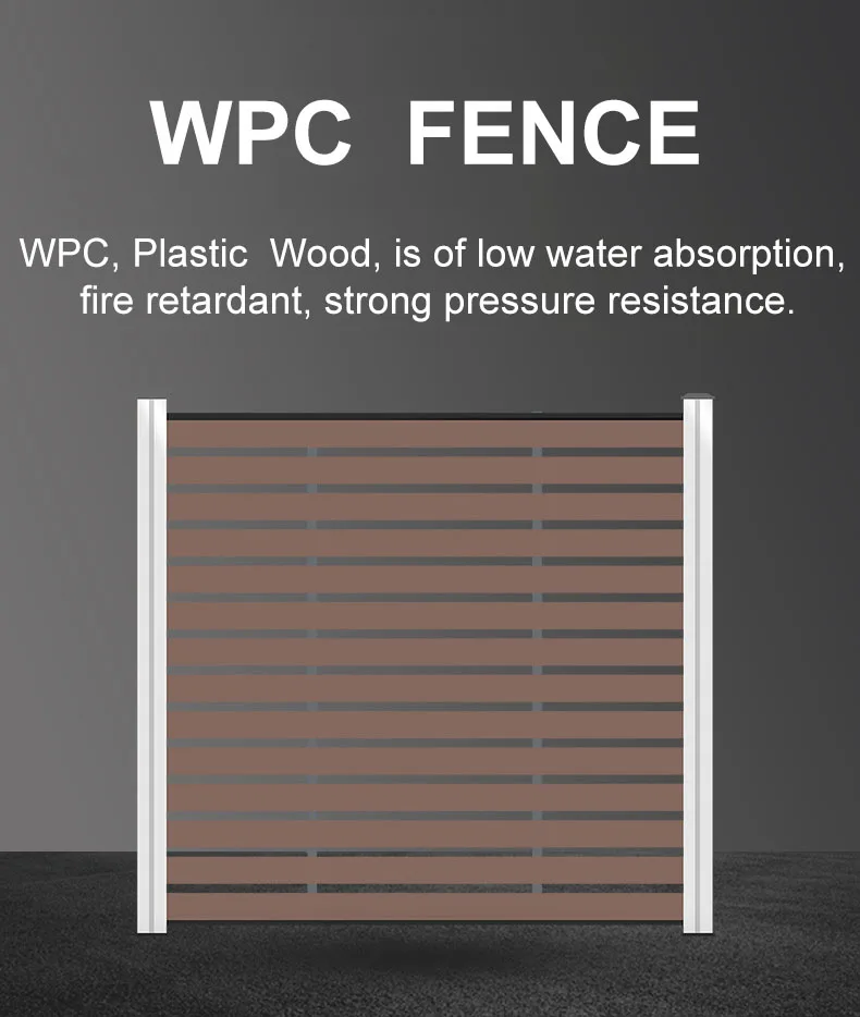 Modern Design High Quality Wpc Garden Fence Wall Panel Outdoor - Buy ...